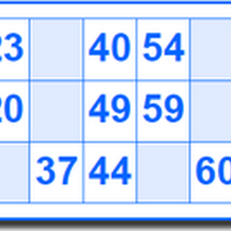 Generador de cartones de bingo para imprimir - Blog de imágenes